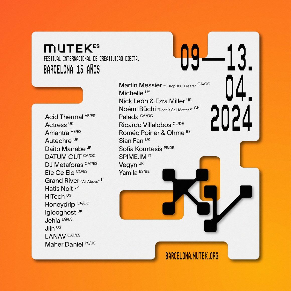 MUTEK Barcelona 2024 - Everything you need to know: line-up and tickets ...