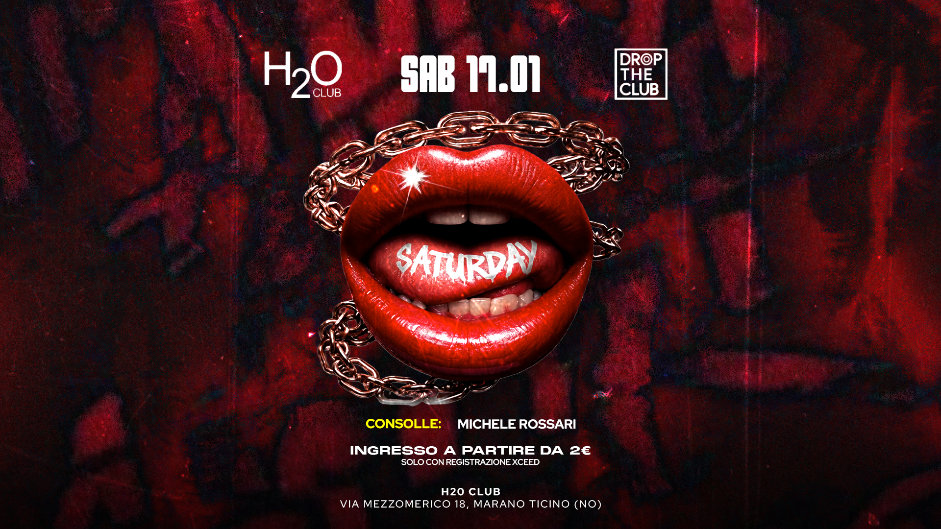 17 Gennaio Special Saturday Night - H2O Club @ H2O Club | Bilhetes ...
