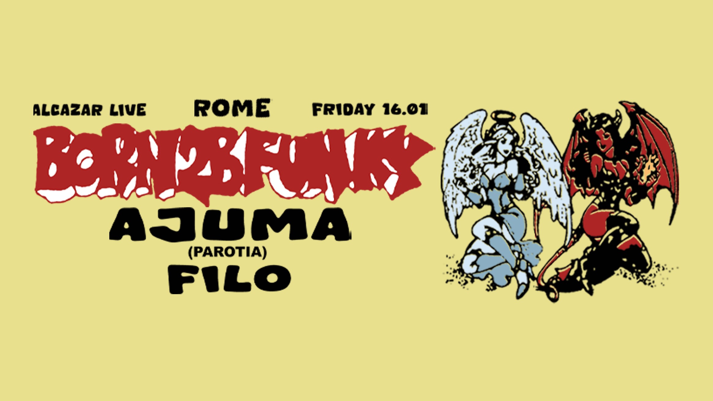 Born 2b Funky w/ Ajuma at Alcazar | Tickets & Guest Lists