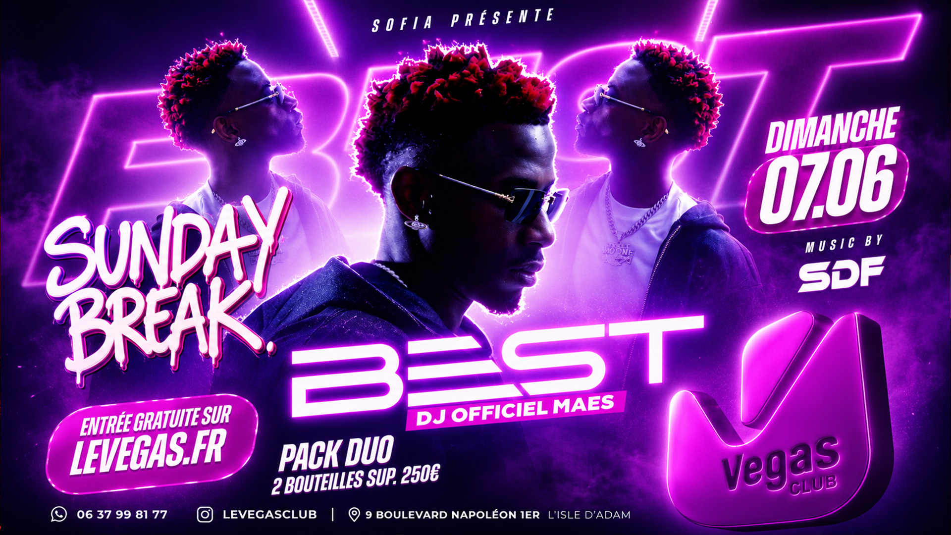 🎙️DIMANCHE - DJ BEST🎙️ @ Vegas Club | Bilhetes & Guest Lists