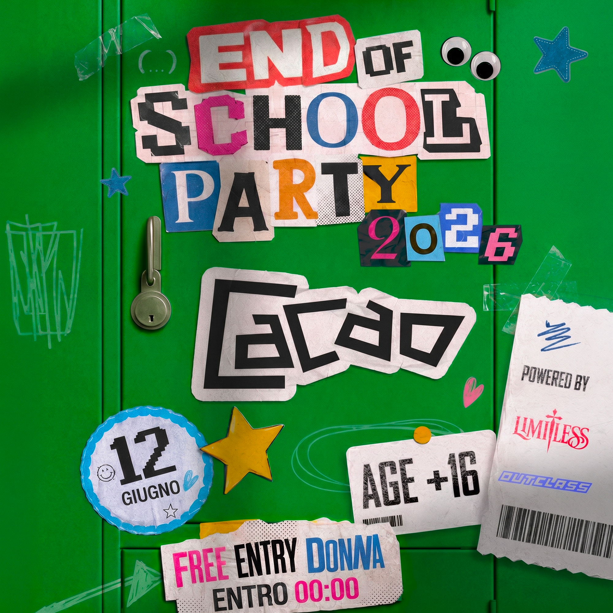 END OF SCHOOL PARTY 2026 • CACAO @ Cacao | Tickets und Gästelisten
