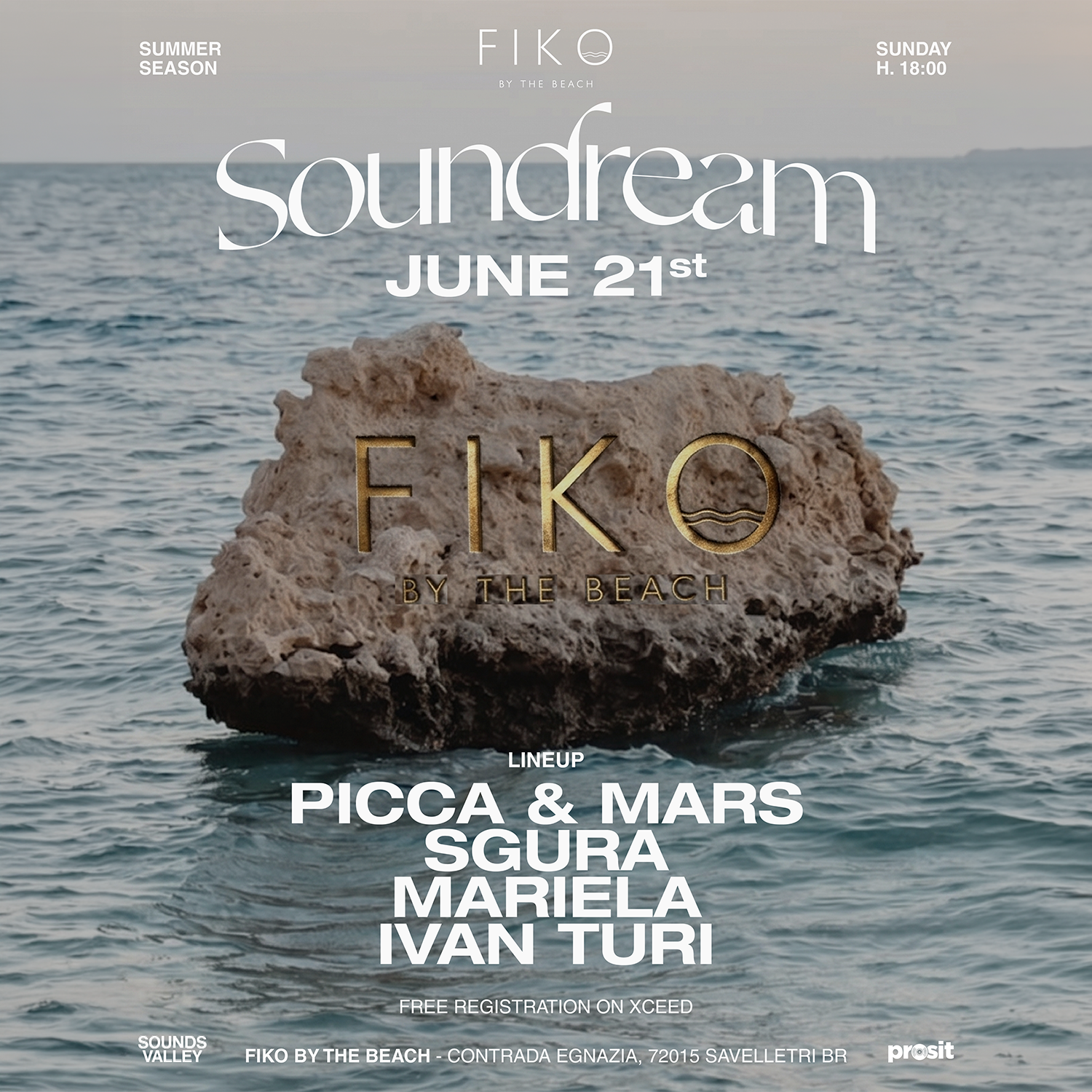 FIKO BY THE BEACH - Soundream @ FIKO By The Beach | Bilhetes & Guest Lists