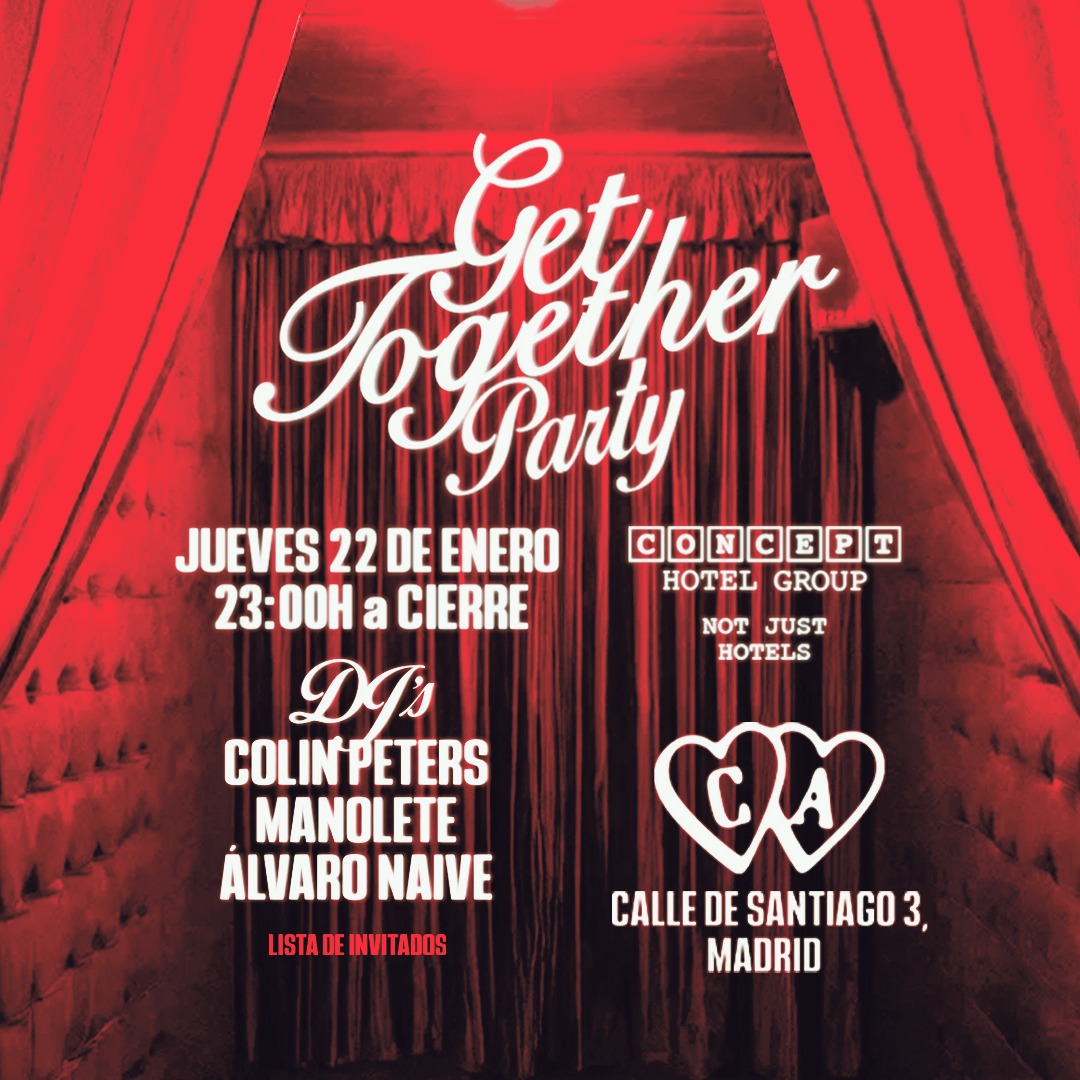 Get Together by Concept Hotel Group a Casa Amante | Entradas y listas gratis