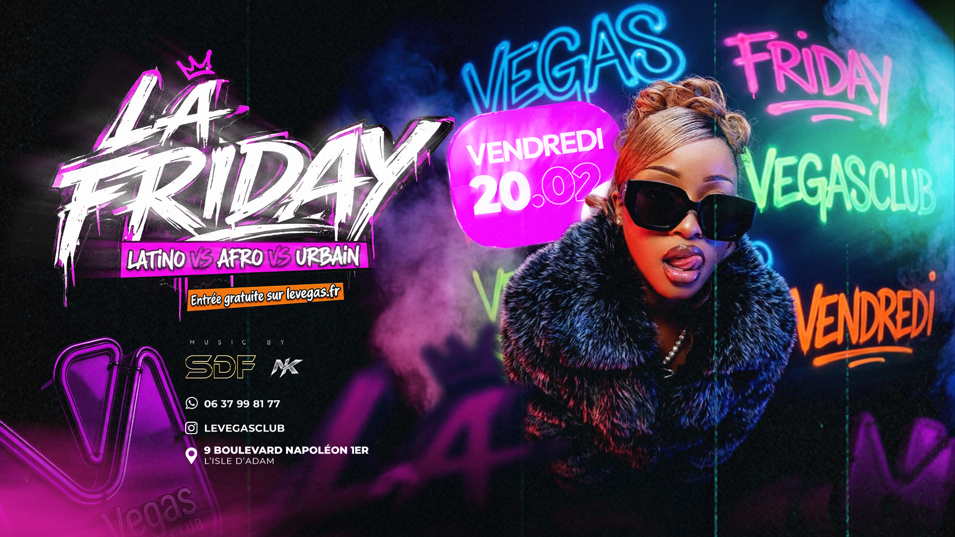 🇨🇴LA FRIDAY - LATINO VS AFRO VS URBAIN🇨🇴 @ Vegas Club | Billets ...