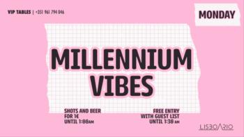 MILLENNIUM VIBES - Free until 1:30 | Shots & Beer 1€ until 1am @ Lisboa ...