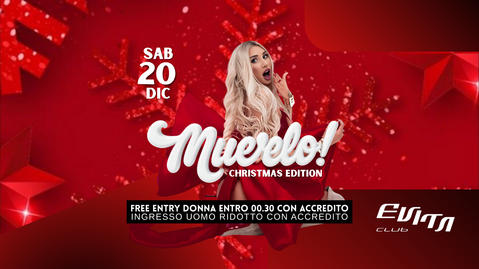 MUEVELO Christmas Edition Sab 20.12 | Evita Club @ Evita Club ...
