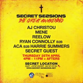 SECRET SESSIONS | Thursday 25th April 2024 | The Great Awakening at ...