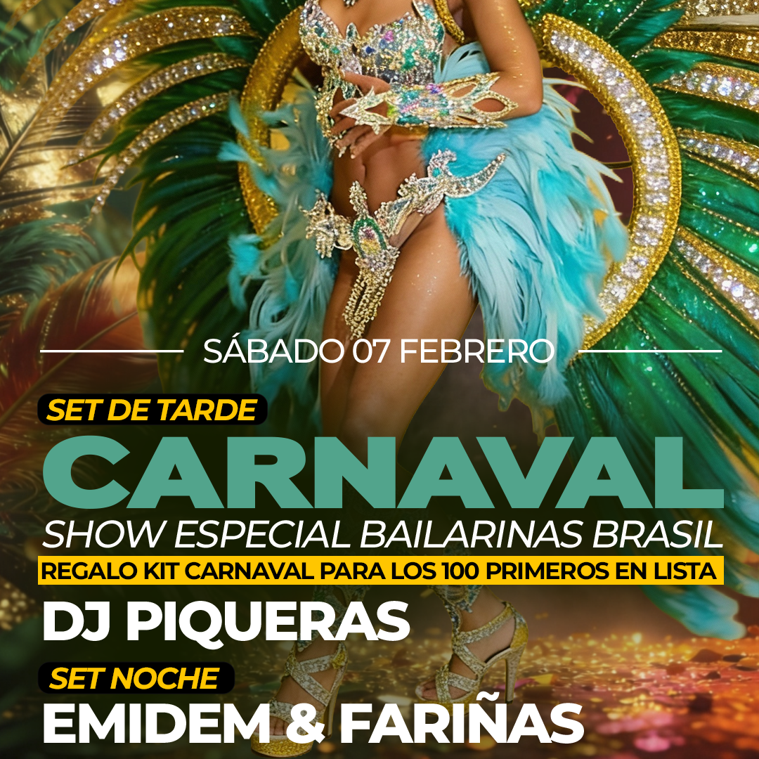 CARNAVAL + SHOW ESPECIAL BAILARINAS BRASIL @ Jagger Club | Bilhetes ...