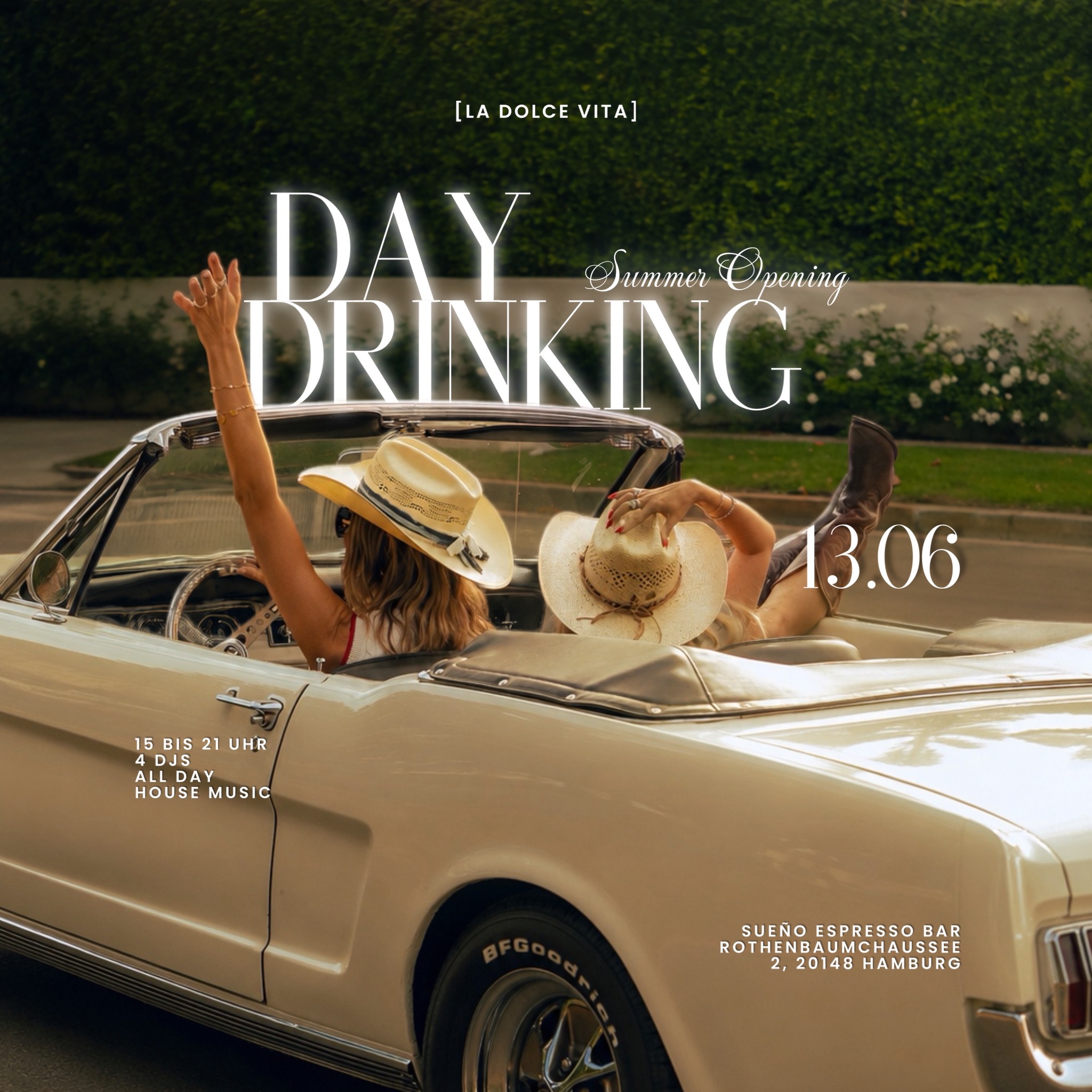 Summer Opening X Day Drinking @ Sueño Espresso Bar | Bilhetes & Guest Lists