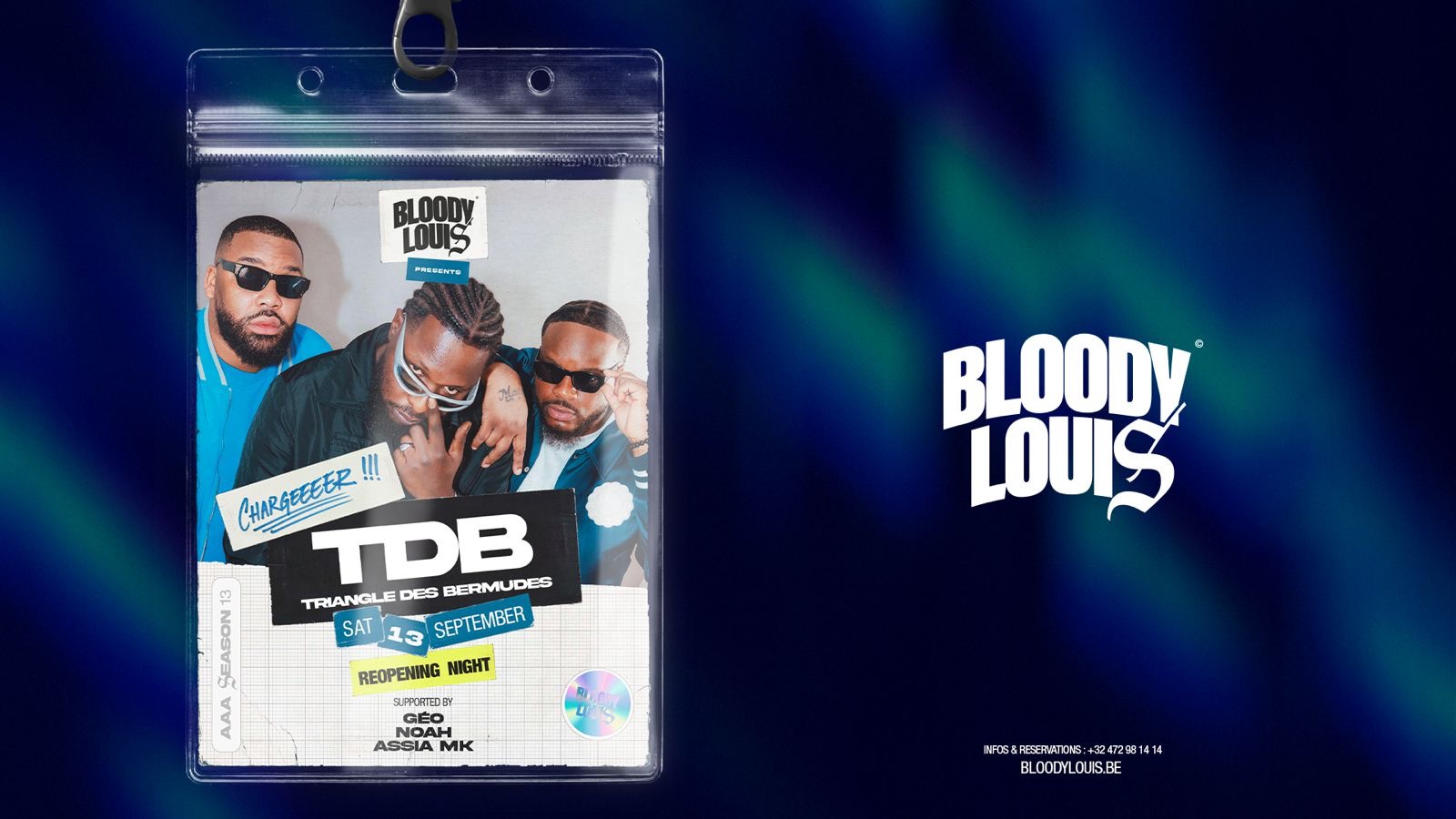 TRIANGLE DES BERMUDES • REOPENING NIGHT at BLOODY LOUIS | Tickets ...