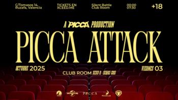Viernes 03/10 PICCA ATTACKS! a PICCA | Entradas y listas gratis