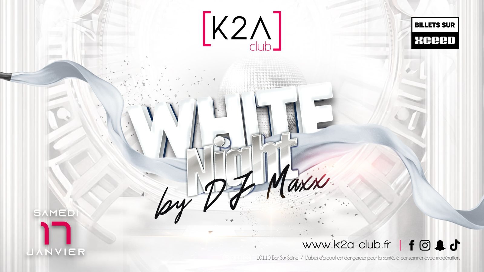 WHITE NIGHT @ K2A Club | Bilhetes & Guest Lists